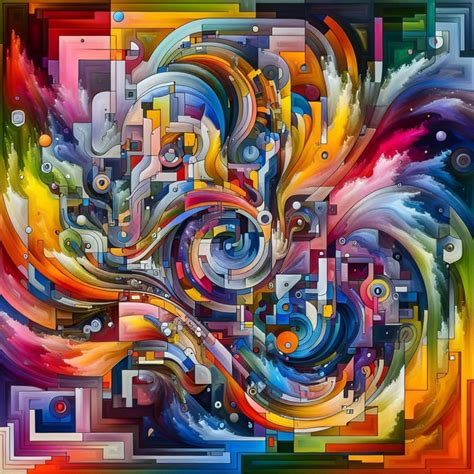 Surreal Vibrant Swirling Geometric Patterns Ai Art Generator Easy Peasy Ai