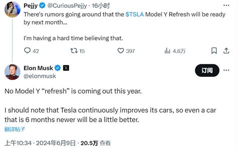 Tesla Won T Launch Model Y Refresh This Year Musk Says CnEVPost