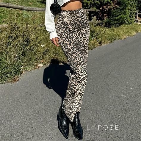 Raelee Leopard Print Maxi Skirt Lapose