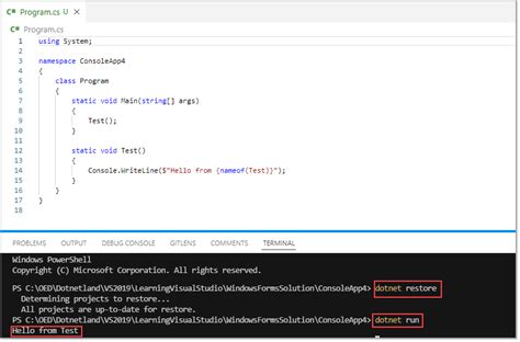 Vs Code Dotnet Run Terminal Issue Microsoft Qanda