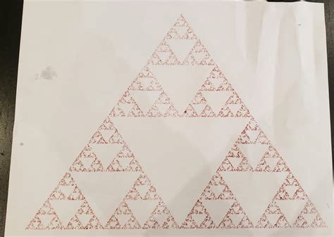 Sierpinski Triangles On A Pen Plotter Stephens Site
