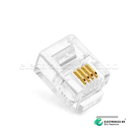Rj11 Telephone Network Connectors Latest Price In Bangladesh Bd