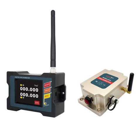 Sca126w Long Distance Wireless Inclinometer With Display Lora Wireless Tilt Sensor