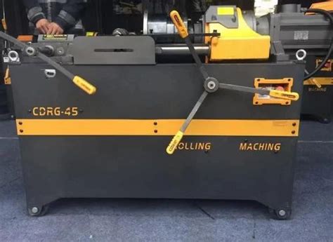 Rebar Threading Machine CDRG45 Bar Roller Threading Machine Manufacturer From Rajkot