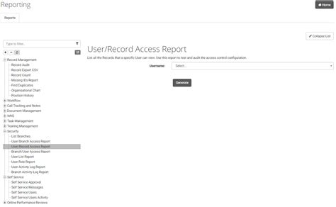 Userrecord Access Report Enablehr