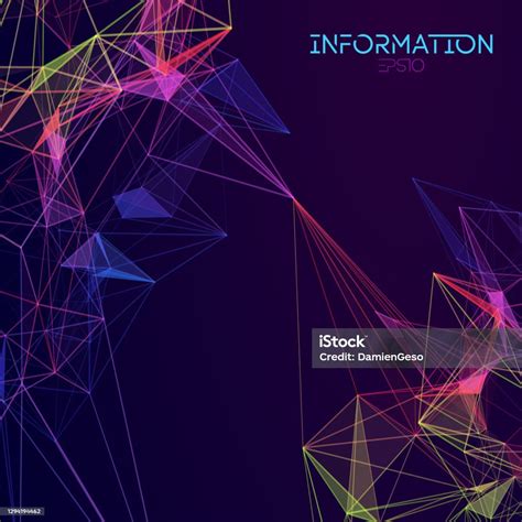 Ilustración De Infografía Abstracta De Datos Coloridos Flujo De Color De Clasificación De Datos