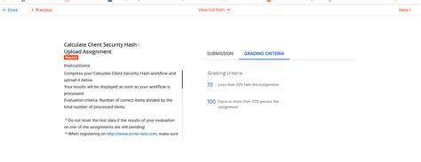 Not Able To Veiw The Result Tab In Academy For Calculate Client