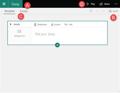 Create A New Sway In Microsoft Sway
