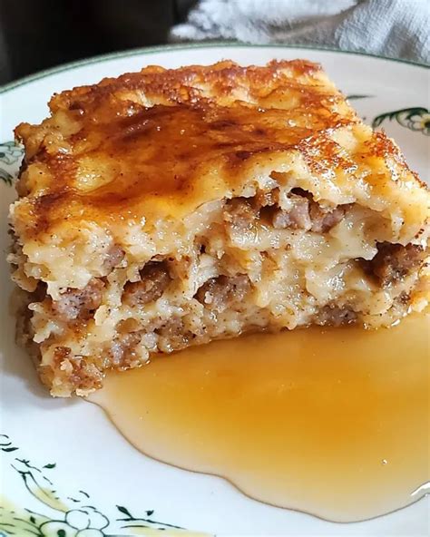 Pancake Sausage Casserole Recipe Cookery Crafters
