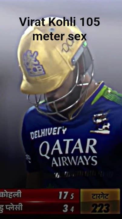 Virat Kohli Sex 105 Meter Shot No Look Flick Cricket Cricketlover Gameplay Foryou Sports