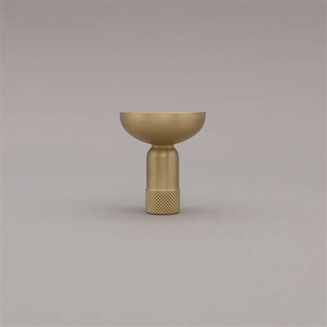 Knurled Cabinet Knob Textured Solid Brass Hardware In 4 Finishes