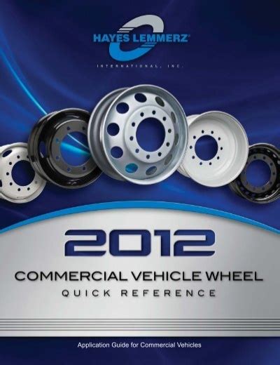 Application Guide For Commercial Vehicles Hayes Lemmerz