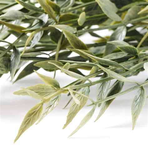 Italian Ruscus Artificial Greenery 21” Stem Matte Plastic Wholesale Oh Youre Lovely