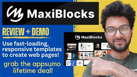 Maxiblocks Review Demo Use Fast Loading Responsive Templates To