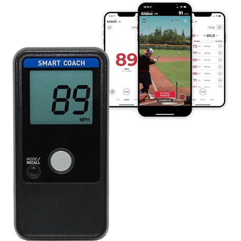 Pistola De Velocidad Smart Coach Para Béisbol Softbol Cricket