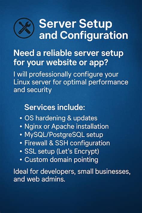 server setup and configuration by vishwajer fiverr