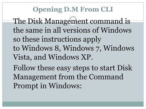 Disk Management Dm Pptx Operating Systems Computer Software And Applications