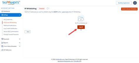 ip whitelisting taxbandits