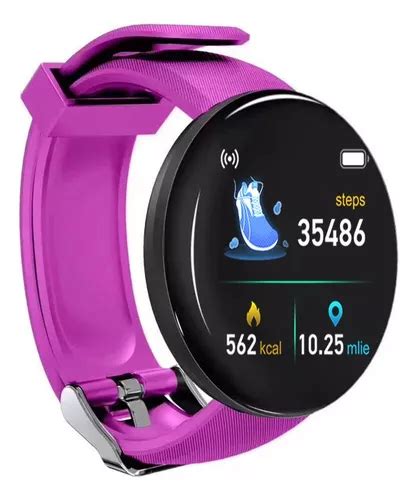 Smartwatch D Reloj Inteligente Fitband Redondo Deportivo