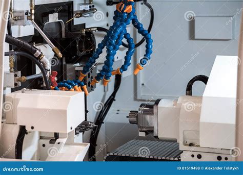 CNC Turning Center Stock Photo Image Of Factory Detail