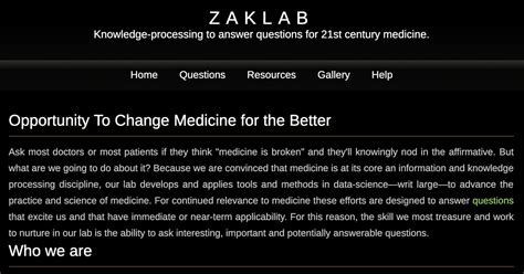 Kohane Lab Department Of Biomedical Informatics