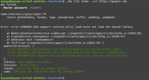 Vautwarden Cli Can Not List Items · Issue 2966 · Dani Garciavaultwarden · Github