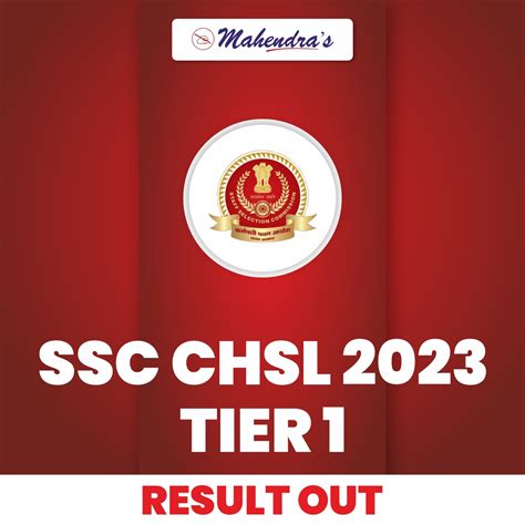 Ssc Chsl Result 2023 Tier 1 Out Download Chsl Result Pdf