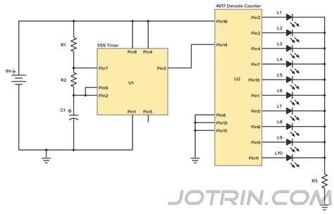 The Ultimate Guide To Cd4017 Decade Counter Ic Datasheet And Its Application Jotrin Electronics