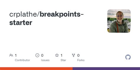 Github Crplathebreakpoints Starter