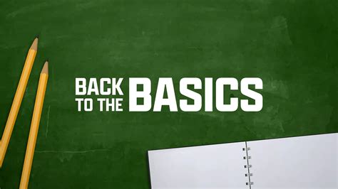 Back To The Basics Three Simple Rules For Everyday Living Springfield First