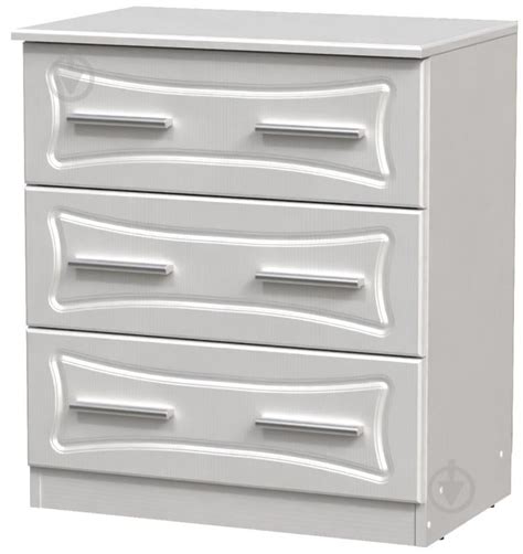 ᐉ Комод Компаніт 3А МДФ німфея альба • Краща ціна в Києві Україні • Купити в Епіцентр