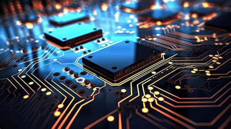 Resistor Technology Circuit Background Premium Ai Generated Image