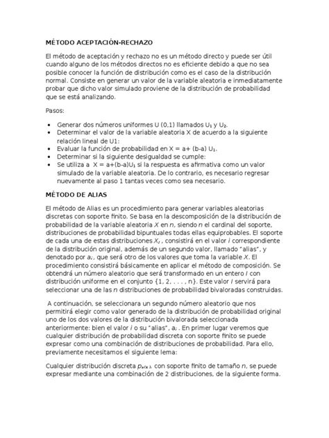 Pdf Metodos De Generacion De Numeros Aleatorios Dokumentips