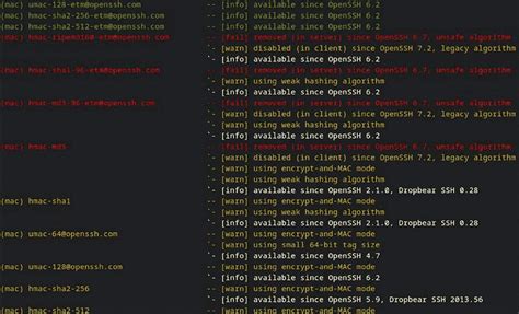 Проверка безопасности Ssh сервера Ssh Audit онлайн