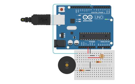 Circuit Design Lab 3 Light Theremin Tinkercad