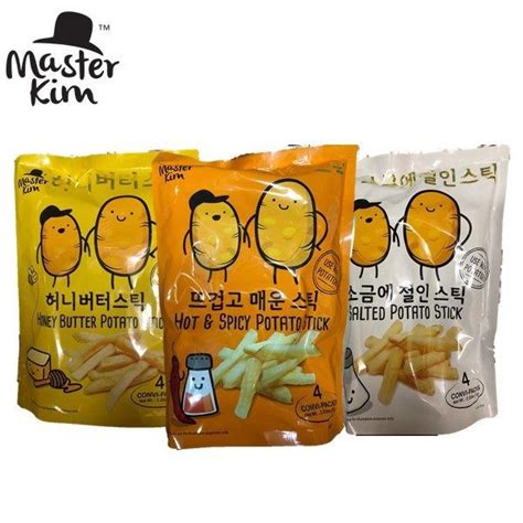 MASTER KIM炸薯条 迷你炸薯条 蜂蜜牛油味 香辣味 盐味 MASTER KIM Potato Stick Mini