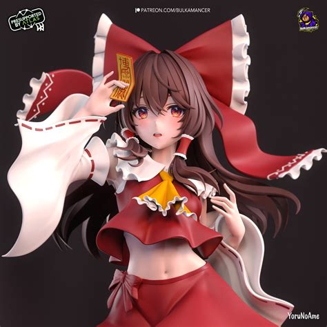 Reimu Hakurei Figure 18 Scale Resin Model Kit Touhou Project Ebay
