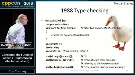 CppCon 2018 Concepts The Future Of Generic Programming The Future Is