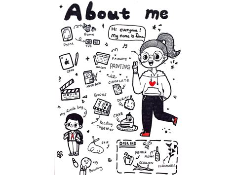 卡通自我介绍 Ronachen 站酷zcool