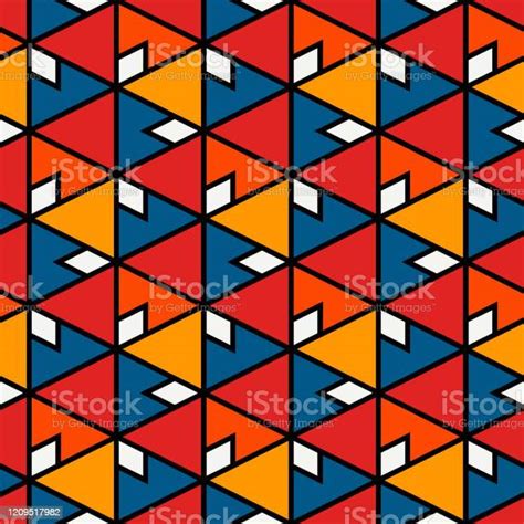 현대적인 기하학적 패턴 반복 삼각형 장식 현대 지오 추상적 인 배경입니다 매끄러운 표면 디자인 모자이크 벽지 디지털 종이 섬유