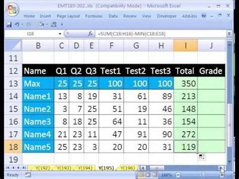 How To Make An Excel Gradebook That Removes The Lowest Score Microsoft Office WonderHowTo