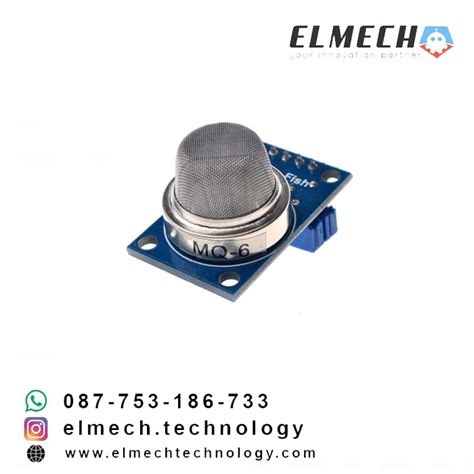 jual mq 6 lpg lng butane propane gas sensor module mq6 detect for