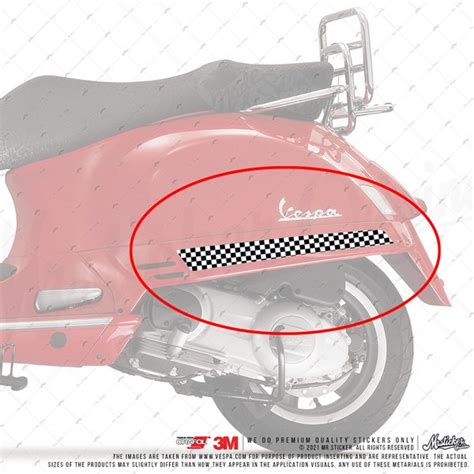 Vespa Side Panel Sticker Etsy