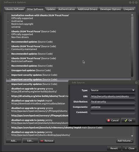 Updates What To Do With Disabled Software Sources After Ubuntu Upgrade Ask Ubuntu