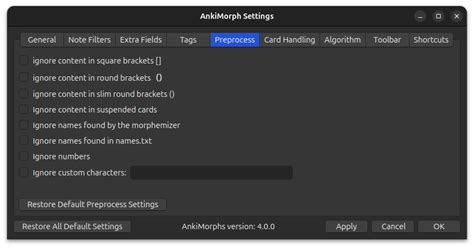 Preprocess Ankimorphs Preprocess Ankimorphs