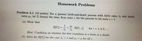 Solved Homework Problems Problem 5 1 10 Points For A Chegg Com