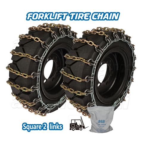 Ftd2 Square Link Reinforced Forklift Tire Chains Snow Chain Factory In China Tire Chains Auto