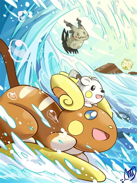 Pokemon Sun And Moon Alolan Raichu By Miyuu490 On Deviantart Artofit