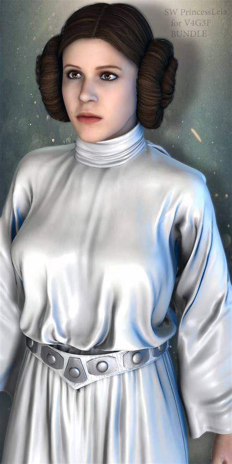 Sw Princess Leia Slave Bundle For V4g3f Topgfx Daz3d Renderosity