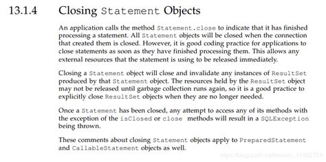 Java —— Jdbc关闭statement后是否还需要关闭resultset？resultset需要关闭吗 Csdn博客